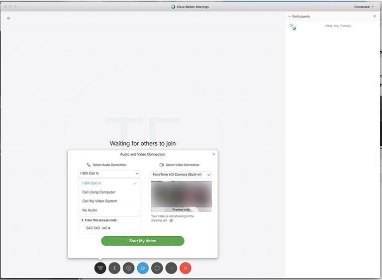 Hosting a Webex | Academic Information Technology Services