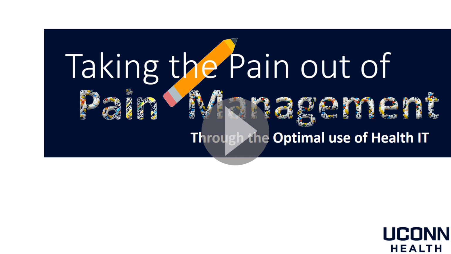 Taking the Pain Out of Pain Management Through the Optimal Use of HIT ...