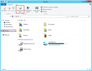 Mapping a Network Resource | High Performance Computing Facility