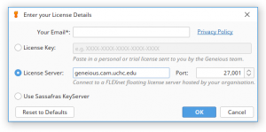Geneious Prime | High Performance Computing Facility