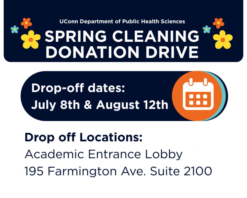 2026 Spring Cleaning Donation Drive | Department of Public Health Sciences